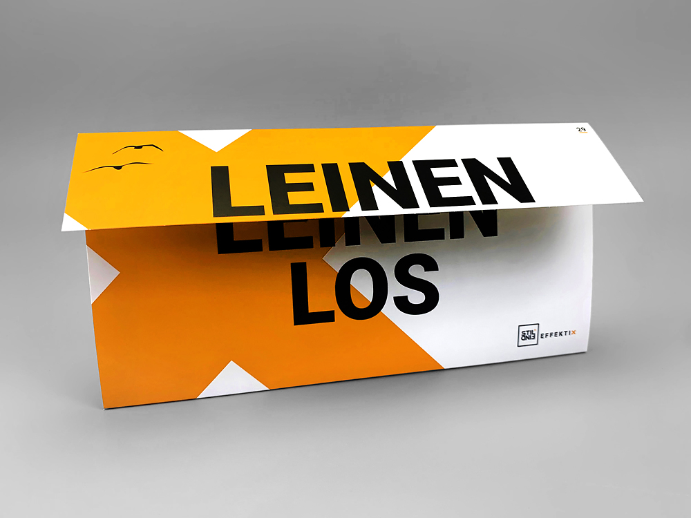 Präsentierkarte Klassik: Karten stilvoll präsentieren - EFFEKTIX